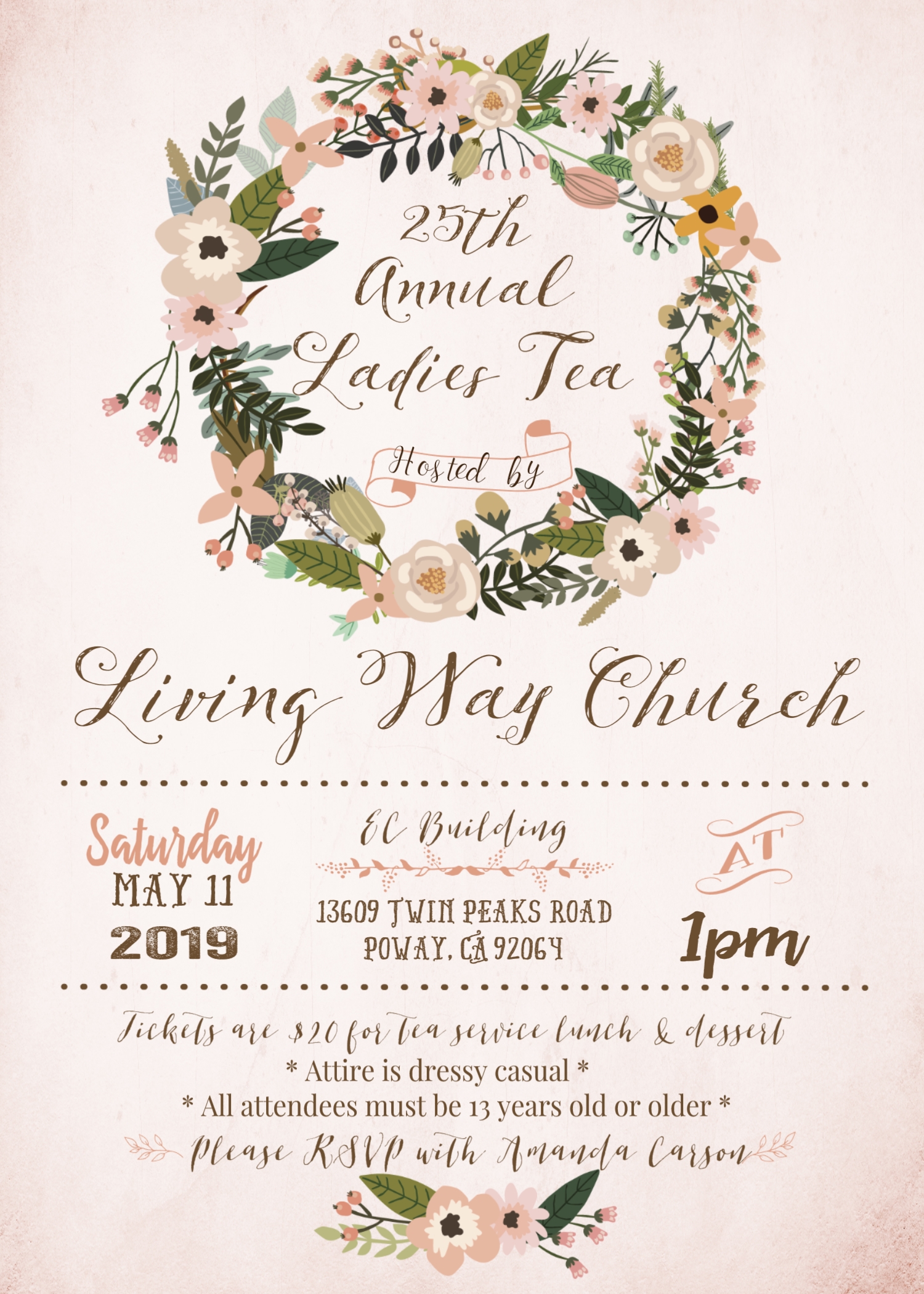 Ladies Tea - Living Way Church